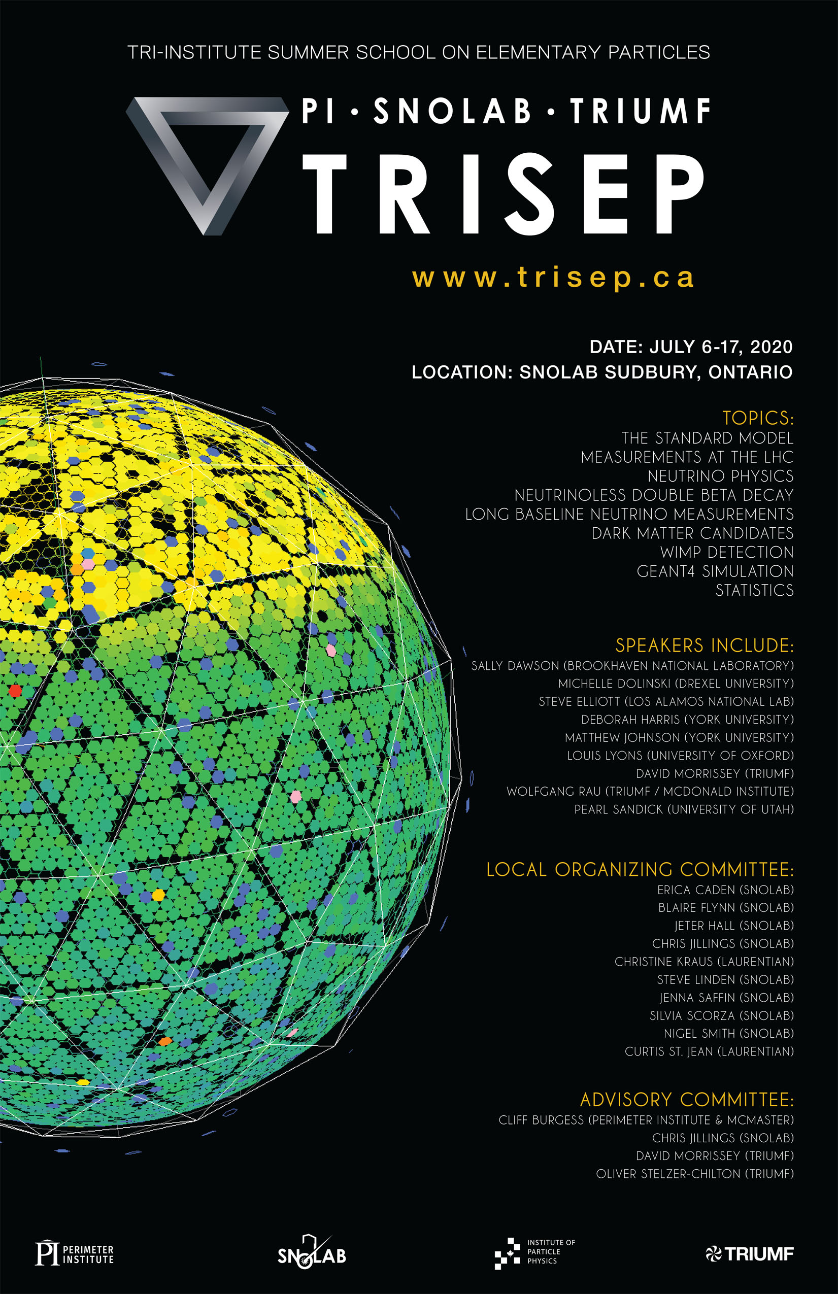 TRISEP – Tri-Institute Summer School on Elementary Particles (TRISEP)